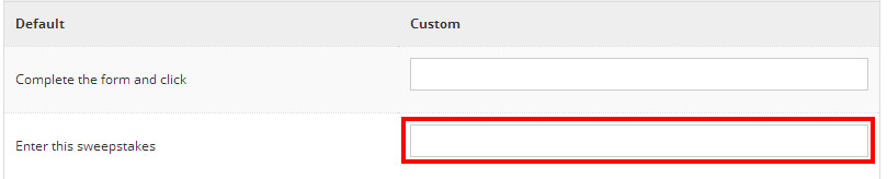 Customizing Default Language/Text – Woobox Help
