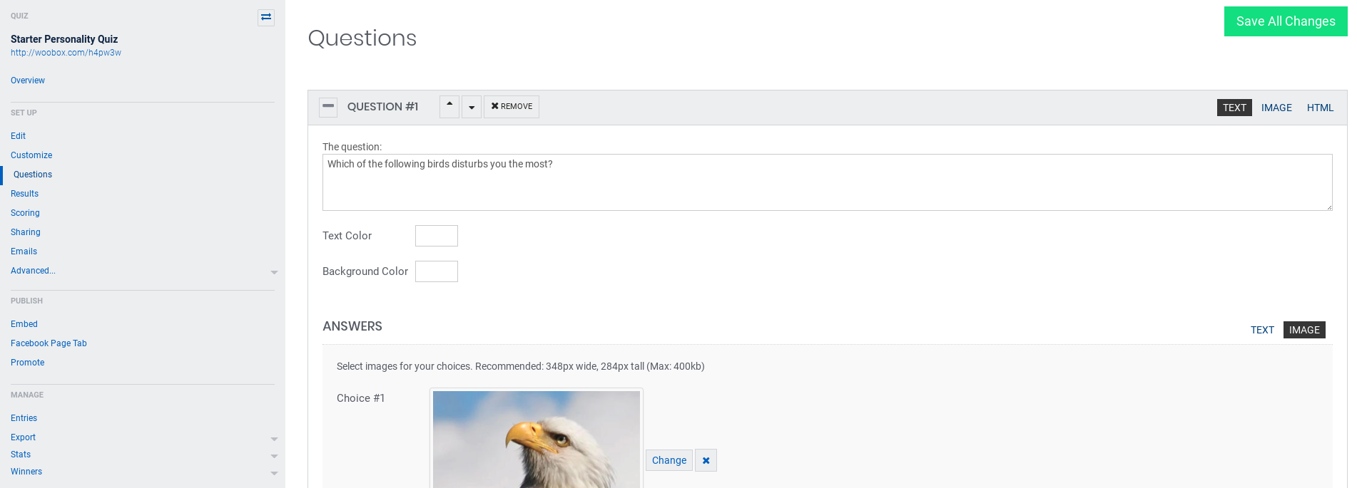 Quiz Setup Guide – Woobox Help