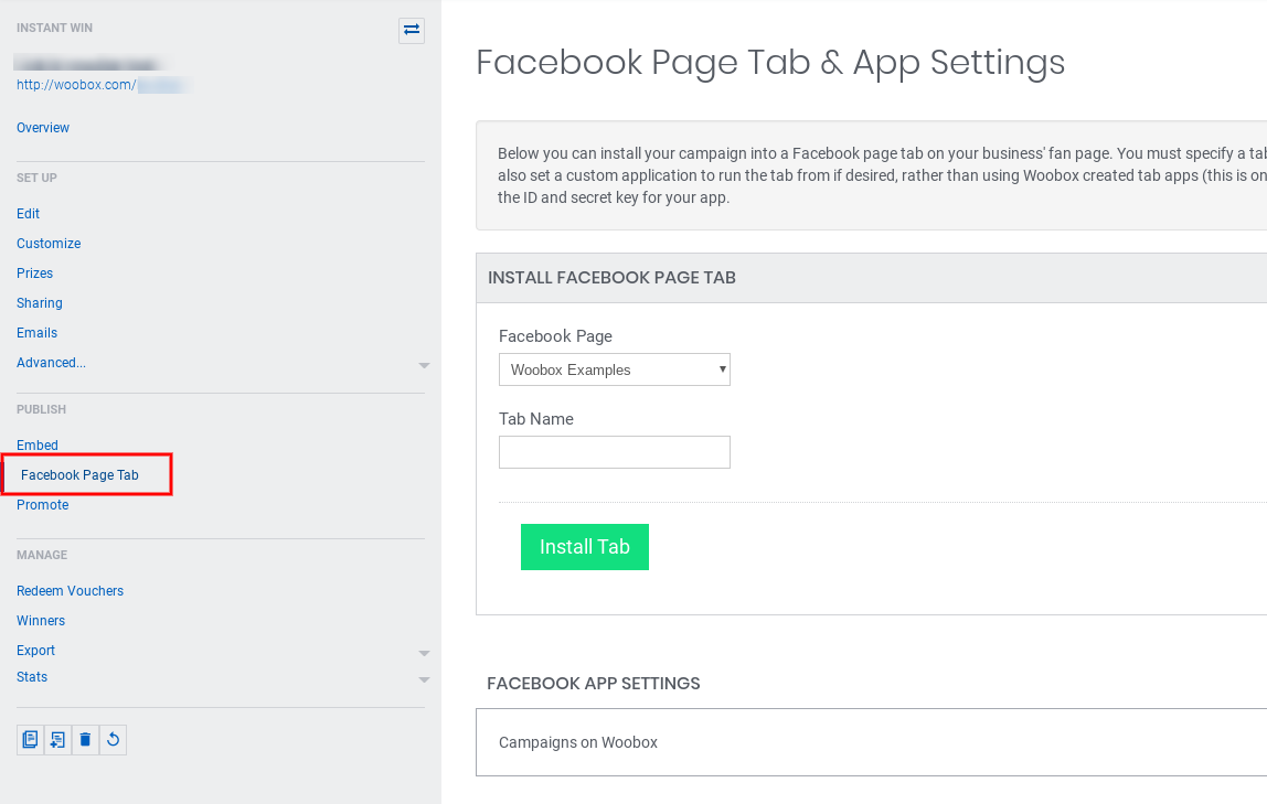 Where will my campaign live? – Woobox Help