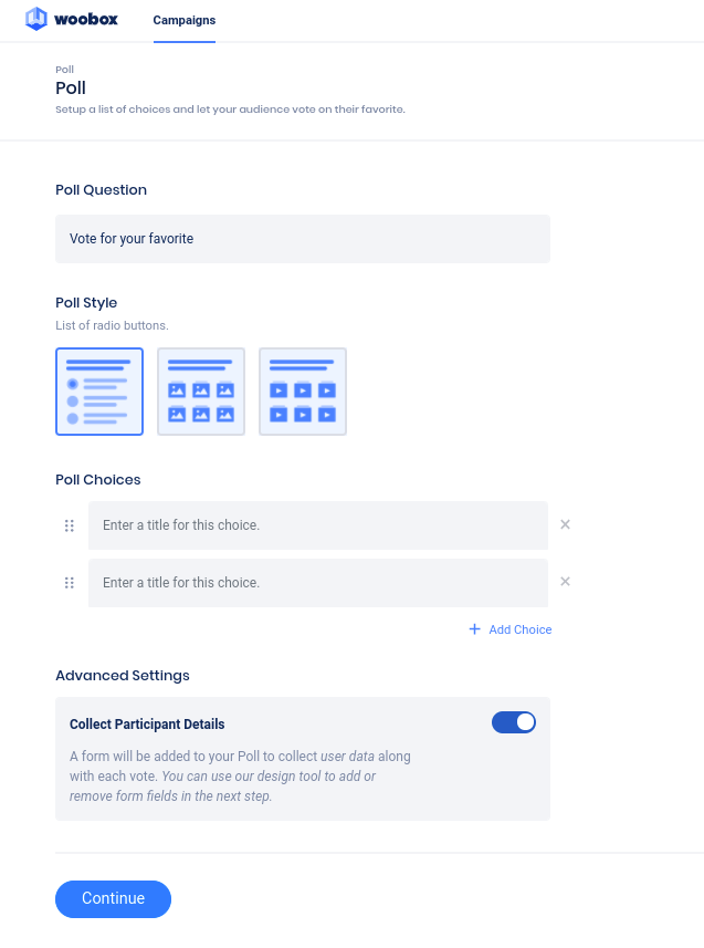 Poll Setup Guide – Woobox Help