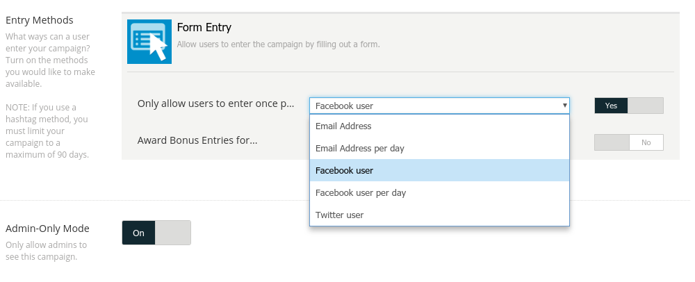 Collecting Submissions from Facebook – Woobox Help