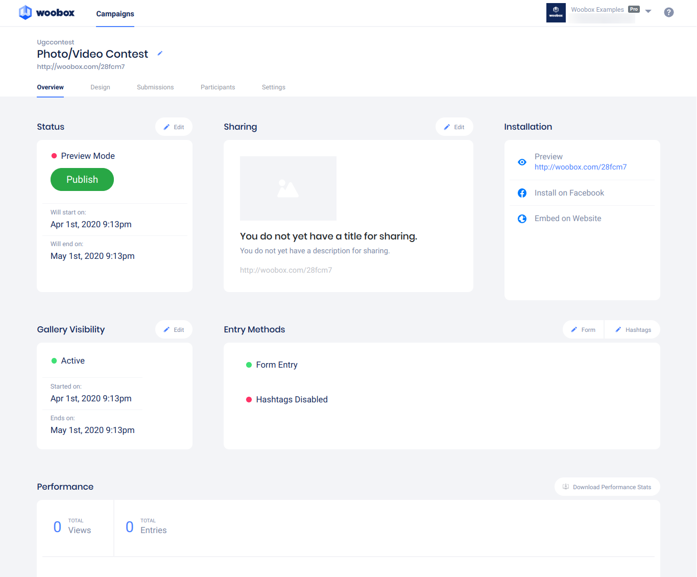 Photo/Video Contest Setup Guide – Woobox Help